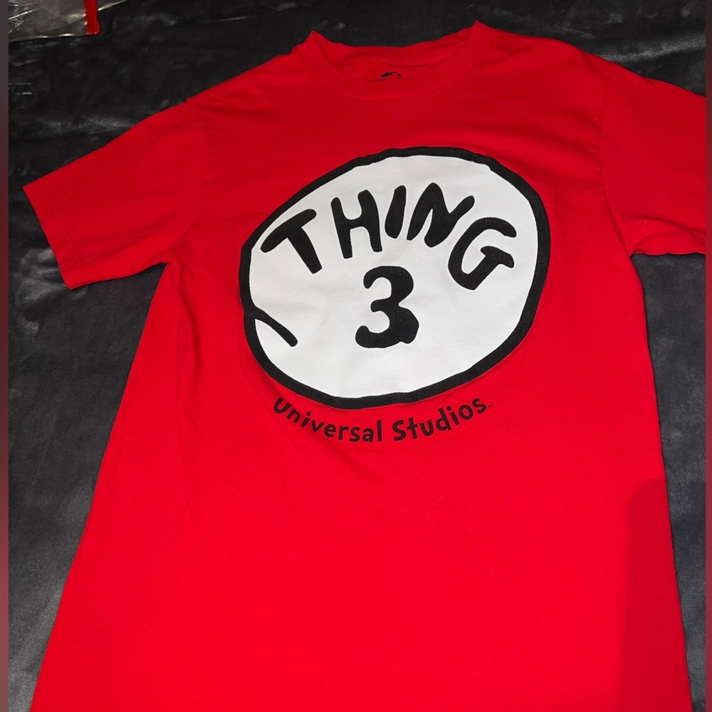 Universal Studios Theme Park Dr Seuss Thing 3 Red Shi… - Gem